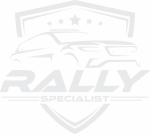 Rally Specialist logo complete white | Team Nutz Technology